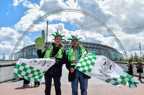Forest Green Rovers Fans Outside Wembley Editorial Stock Photo - Stock ...