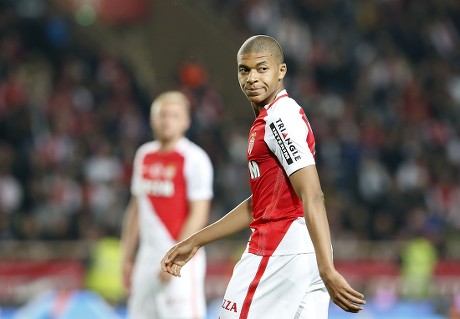 Kylian Mbappe Lottin Monaco Reacts During Editorial Stock Photo - Stock ...
