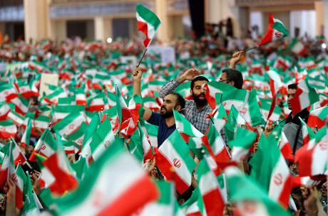 Supporters Iranian Conservative Presidential Candidate Ebrahim ...