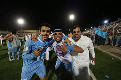 Albatin Players Celebrate After Winning During Editorial Stock Photo ...