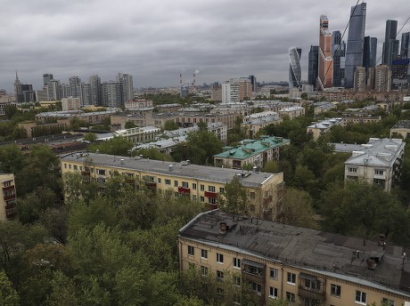 View Fivestorey Building Khrushchyovka Front Moscow Editorial Stock ...