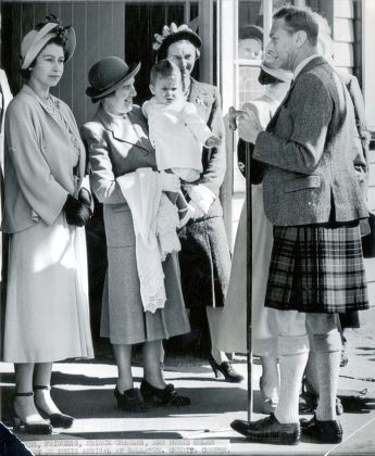 4 Royalty nanny mabel anderson with a young charles Stock Pictures ...