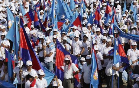 Supporters Cambodian Peoples Party Cpp Gather Editorial Stock Photo ...