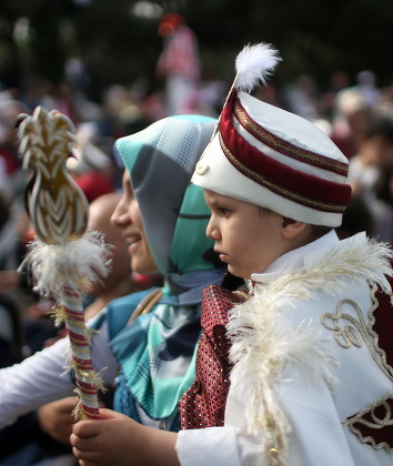 Turkish Boys Take Part Traditional Mass Editorial Stock Photo - Stock ...