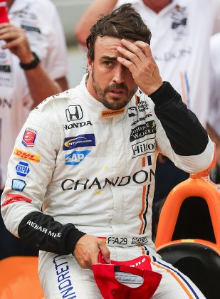 Spanish Driver Fernando Alonso Andretti Autosport Editorial Stock Photo ...