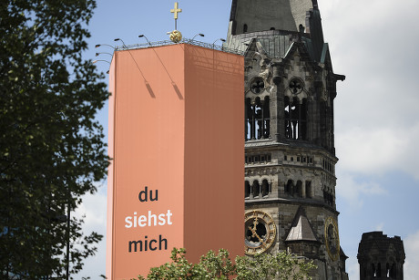 Preparations for German Protestant Church Day, Berlin, Germany - 21 May ...