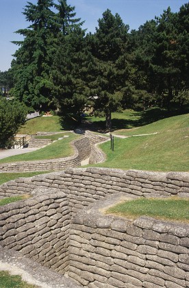 Reconstruction Ww1 Allied Trench Following Front Editorial Stock Photo ...