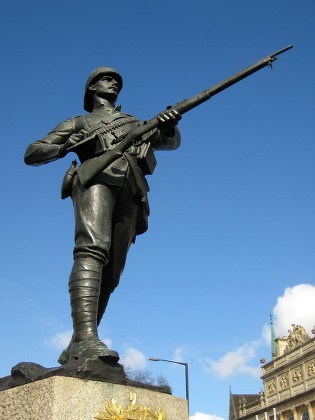 Boer War Memorial Statue Soldier Rifle Editorial Stock Photo - Stock ...