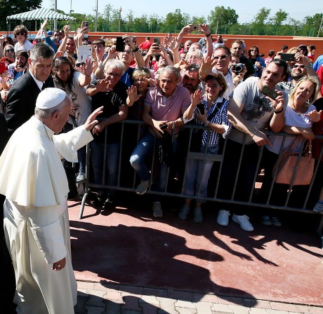 Pope Francis During His Pastoral Visit Editorial Stock Photo - Stock ...