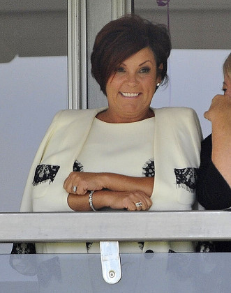 Coleen Rooneys Mum Colette Mccloughlin Watches Editorial Stock Photo ...