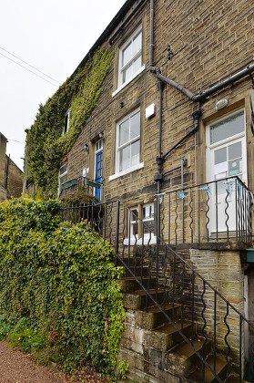 Gv Nora Battys Home Blue Door Editorial Stock Photo - Stock Image ...
