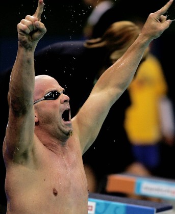 South Africas Swimmer Tadhg Slattery Celebrates Editorial Stock Photo ...