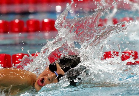 Usas Swimmer Jessika Long Competes During Editorial Stock Photo - Stock ...