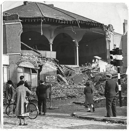 War Britain Air Raids London Damage Editorial Stock Photo - Stock Image ...