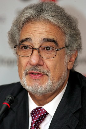 Spanish Opera Singer Placido Domingo Answers Editorial Stock Photo ...