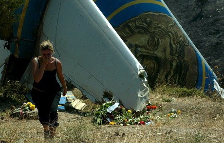 Victims Relative Reacts Crash Site Cypriot Editorial Stock Photo ...