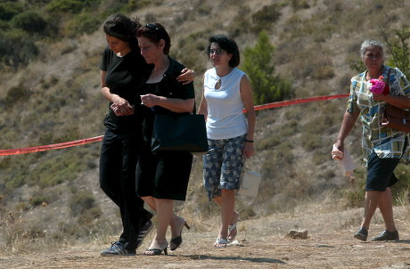 Relatives Victims Walk Towards Crash Site Editorial Stock Photo - Stock ...