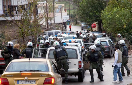 Greek Special Police Forces Heavy Armour Editorial Stock Photo - Stock ...