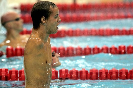Russias Swimmer Igor Plotnikov Competes During Editorial Stock Photo ...