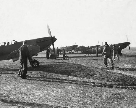 Raf Fighter Pilots Run Their Aircraft Editorial Stock Photo - Stock ...