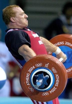 Russian Weightlifter Gelb Pisarevskiy Lifts Snatch Editorial Stock ...