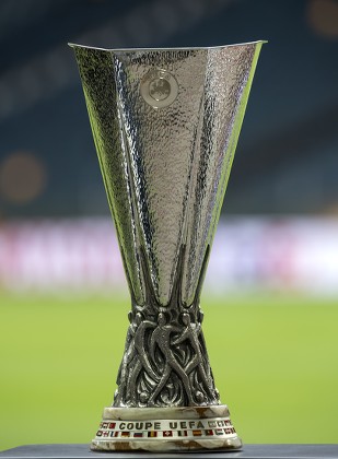 Uefa Europa League Trophy On Display Editorial Stock Photo - Stock ...