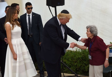 Us President Donald Trump Greeting Holocaust Editorial Stock Photo ...