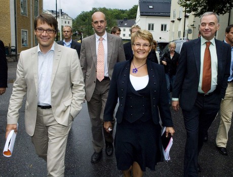 Leaders Centerright Alliance Seeking Topple Swedens Editorial Stock ...