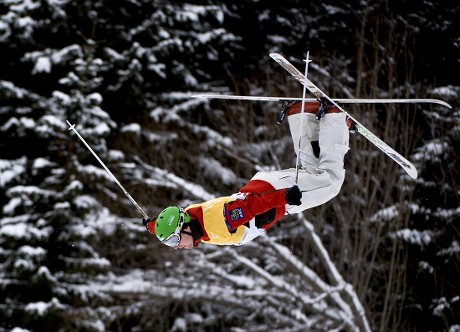 Canadas Alexandre Bilodeau Jumps During Mens Editorial Stock Photo ...