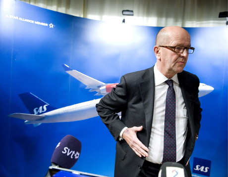 Sas Chief Executive Mats Jansson Attends Editorial Stock Photo - Stock ...