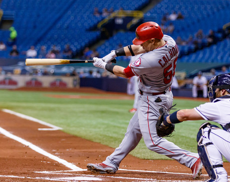 MLB Angels vs Rays, St. Petersburg, USA - 23 May 2017 Stock Pictures ...