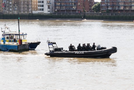 Marine Police Officers Metropolitan Police Including Editorial Stock ...