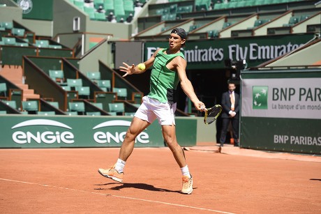 Rafael Nadal During Training Session Editorial Stock Photo - Stock ...