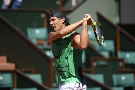 Rafael Nadal During Training Session Editorial Stock Photo - Stock ...