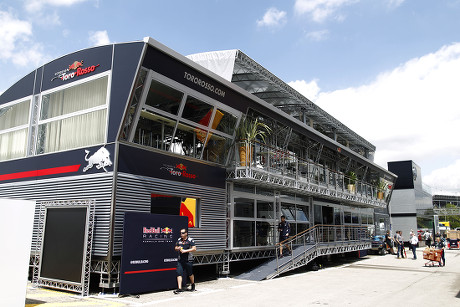 Motorhome Red Bull Racing Paddock Editorial Stock Photo - Stock Image ...