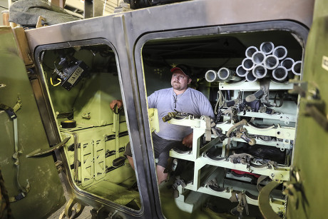 Man Sits Military Vehicle Inside Uss Editorial Stock Photo - Stock ...