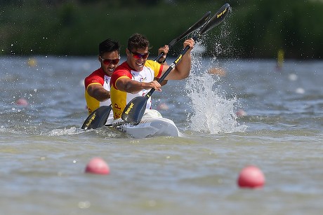 Oscar Carrera Rodrigo Germade Spain Compete Editorial Stock Photo ...