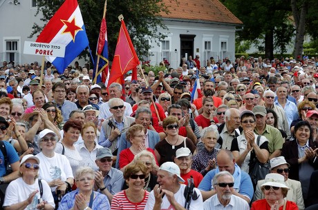 Thousands People Former Yugoslavia Gather Celebrate Editorial Stock ...