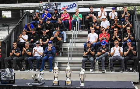 Drivers Gather Receive Race Instructions Their Editorial Stock Photo ...