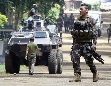 Filipino Government Troops Prepare Deployment On Editorial Stock Photo ...