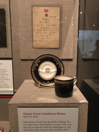 Ronald Reagan Presidential Library Titanic Exhibit Editorial Stock ...