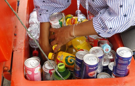 Cambodian Woman Sells Drinks Along Street Editorial Stock Photo - Stock ...