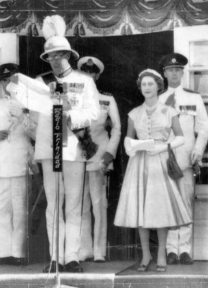 Princess Margaret Caribbean Tour 1955 Trinidad Editorial Stock Photo ...