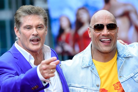 David Hasselhoff Dwayne Johnson Editorial Stock Photo - Stock Image ...