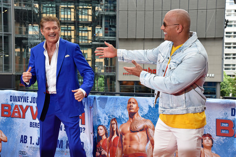 David Hasselhoff Dwayne Johnson Editorial Stock Photo - Stock Image ...