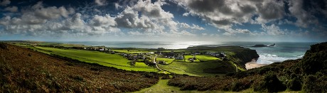 Panoramic View Gower Peninsula South Wales Editorial Stock Photo ...