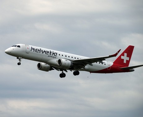 Image Showing Swiss Helvetic Airways Embraer Editorial Stock Photo ...