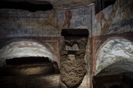 Interiors Saint Domitilla Catacombs Editorial Stock Photo - Stock Image ...