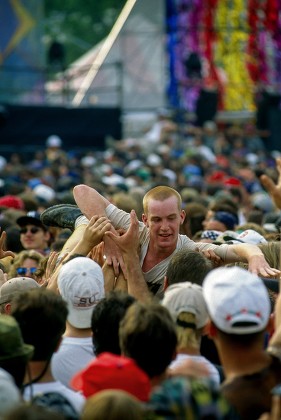 Concert Goers Crowd Surf Mosh Pit Editorial Stock Photo - Stock Image ...