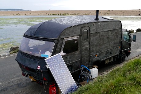 Recovery Vehicle Converted Into Camper Van Editorial Stock Photo ...